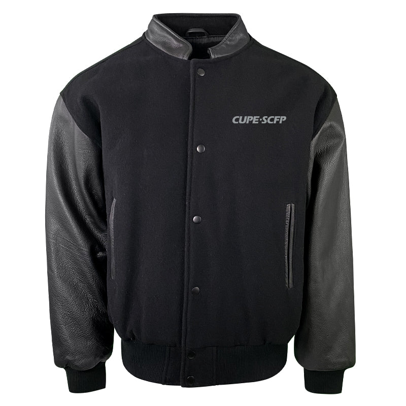 CUPE-SCFP Melton/leather Jacket – cupestore.com